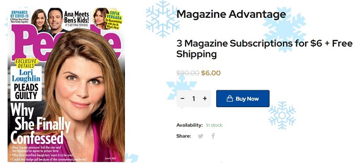 Magazine Advantage Deal: Get 3 Magazine Subscriptions for $6 + Free ...